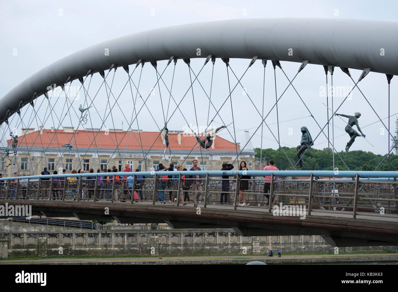 Father bernatek pedestrian bridge hi-res stock photography and images ...