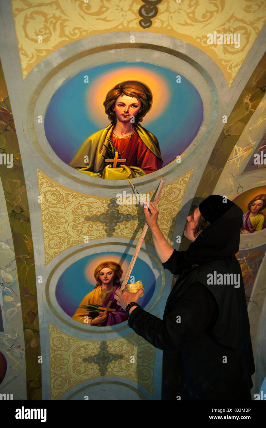 Artist painter of this new church hi-res stock photography and images ...
