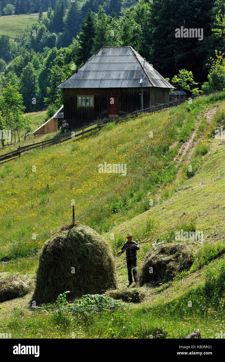Romania, Transylvania, Carpathians mountains, Munti Apuseni, the land ...