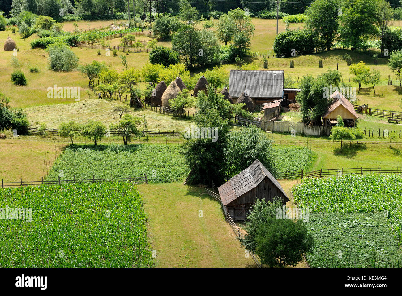 Romania, Transylvania, Carpathians mountains, Munti Apuseni, the land ...