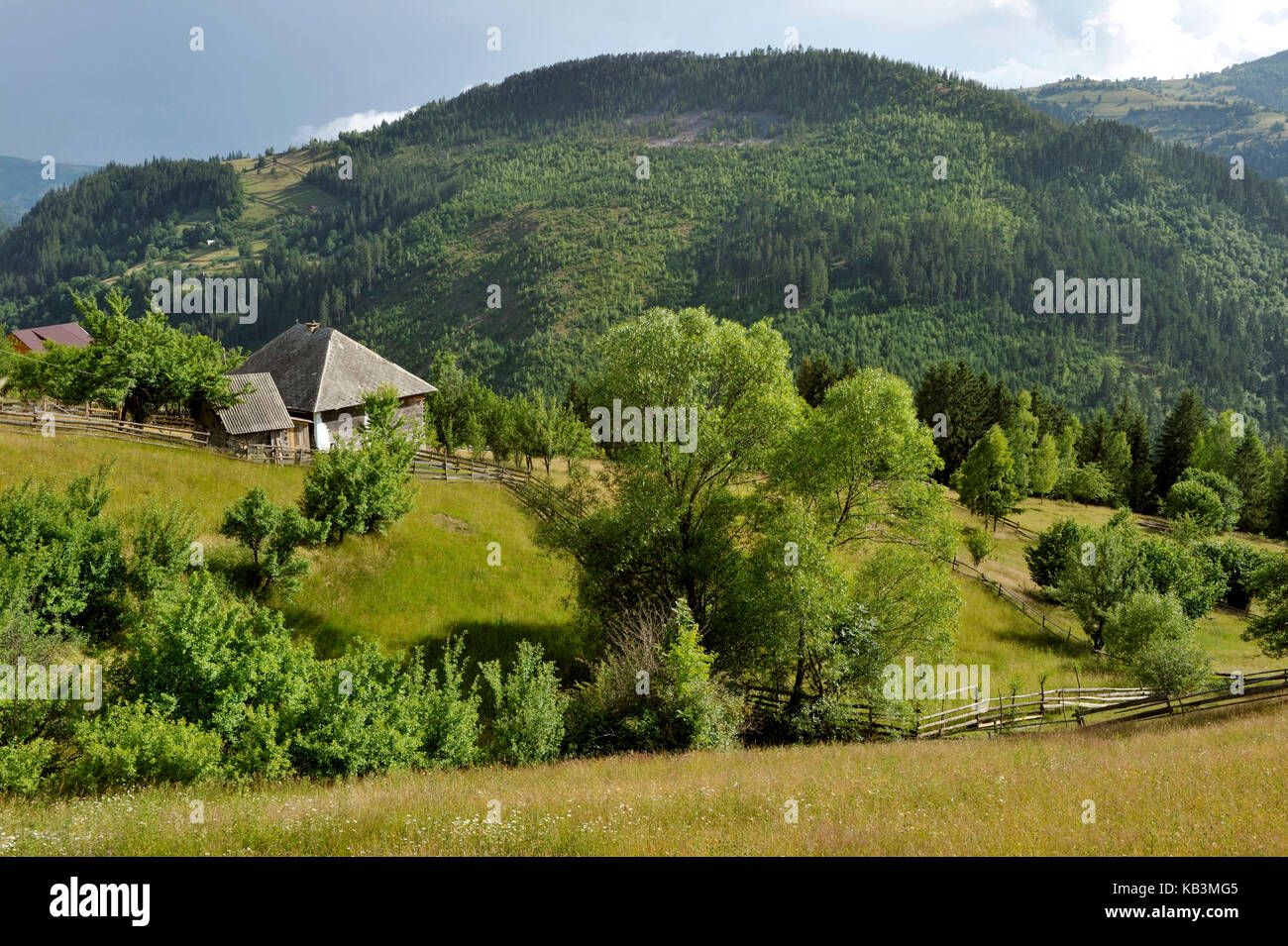 Romania, Transylvania, Carpathians mountains, Munti Apuseni, the land ...