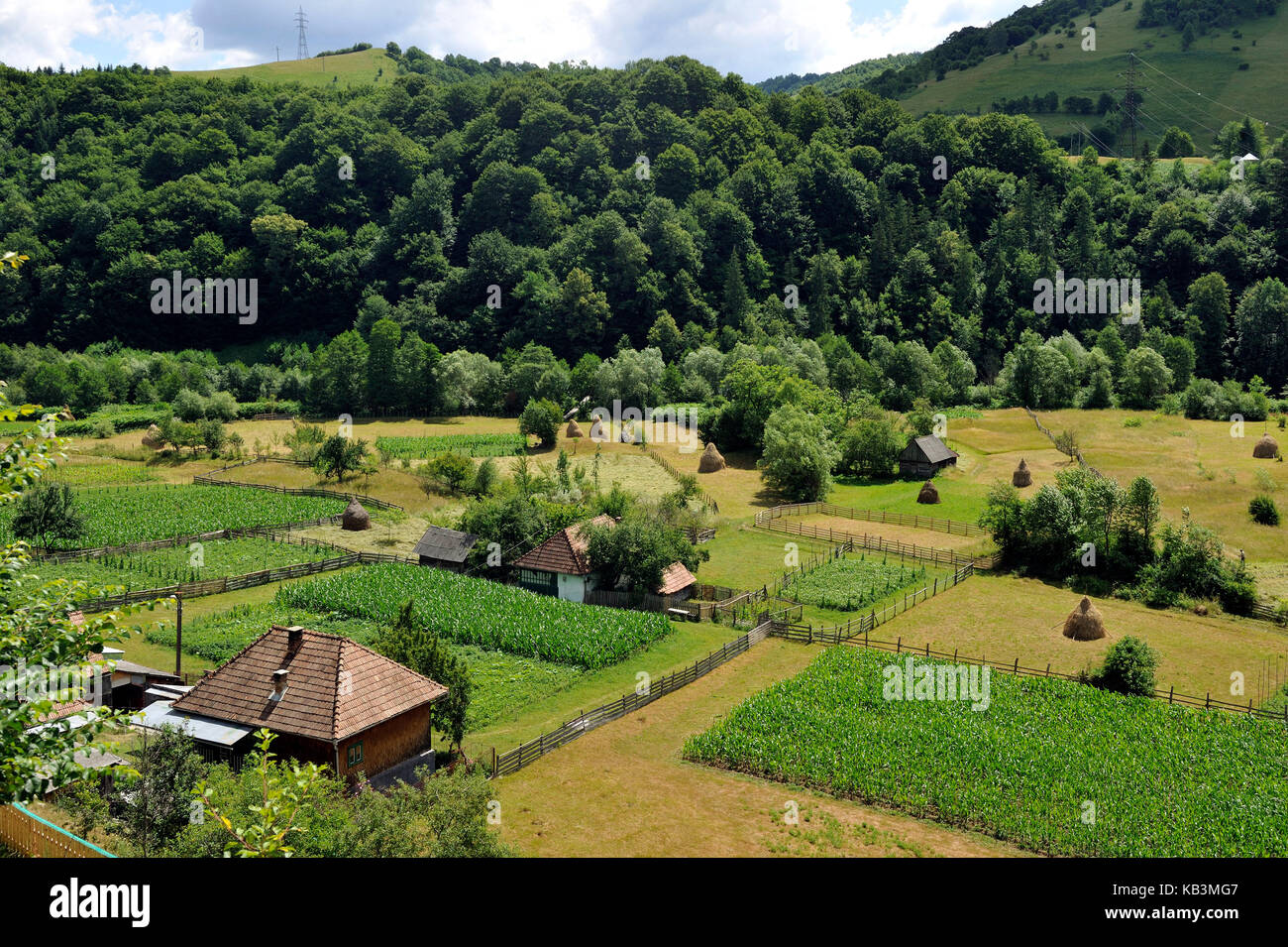 Romania, Transylvania, Carpathians mountains, Munti Apuseni, the land ...