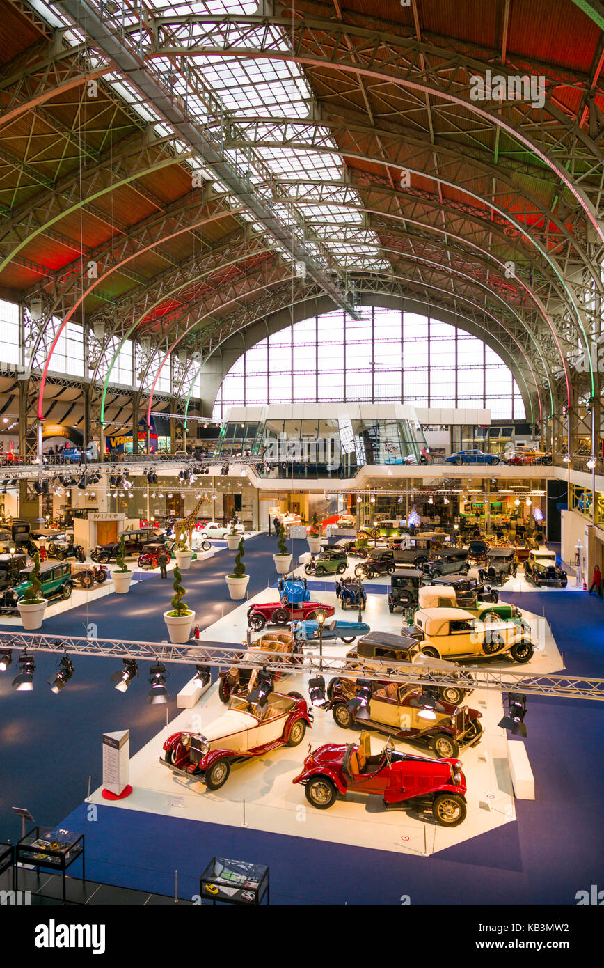 Belgium, Brussels, Autoworld, one of the largest automotive museums in ...