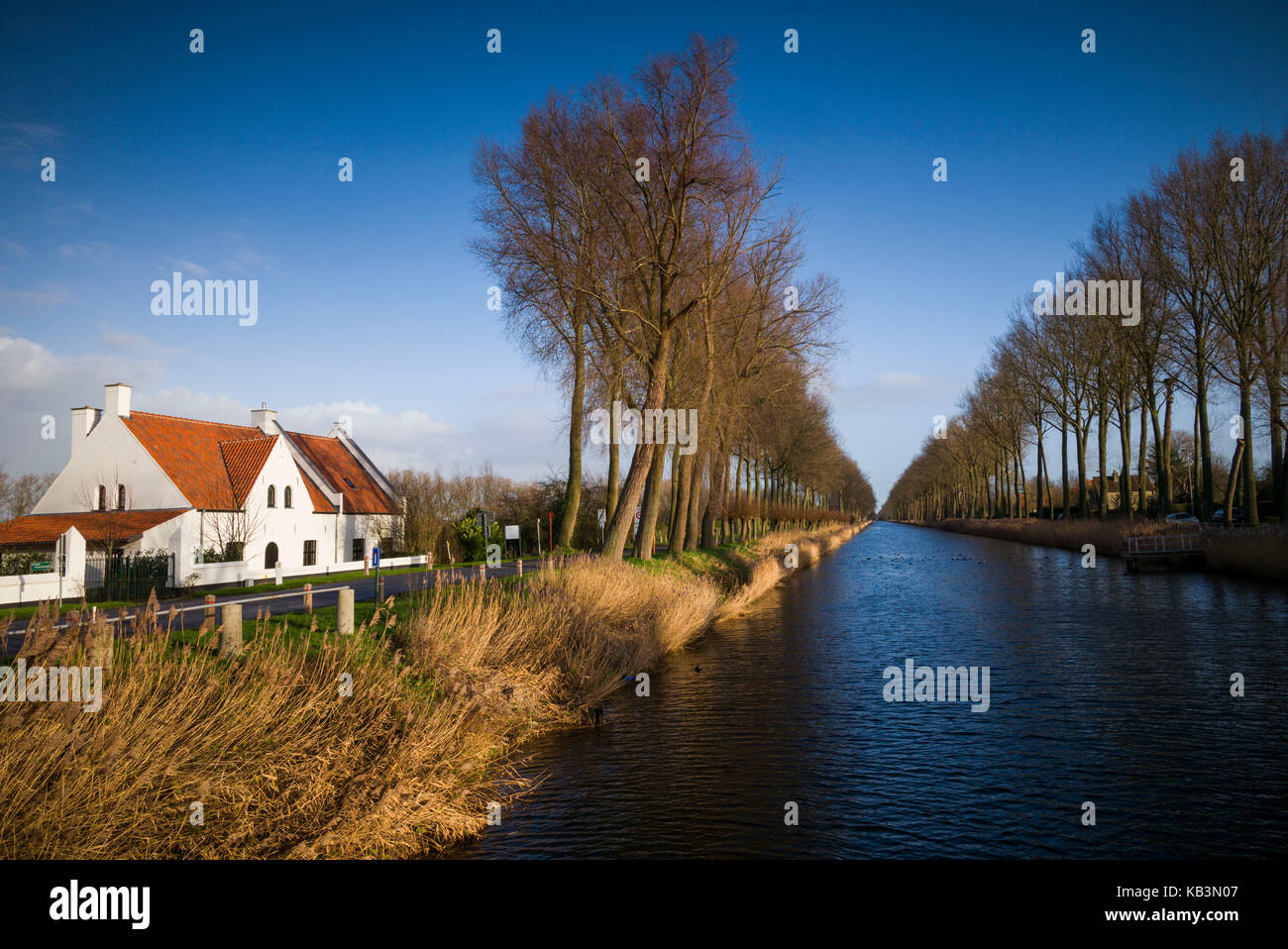 Damme canal hi-res stock photography and images - Alamy