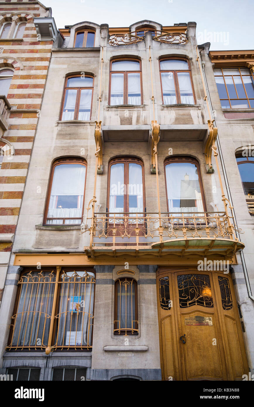 Belgium, Brussels, art-nouveau architecture, Musee Horta, former home ...