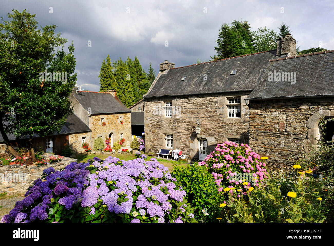 France, Saint Herbot Stock Photo - Alamy