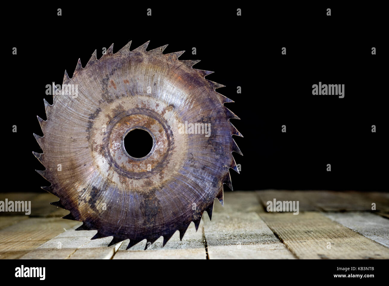 Old good carpentry, tools drill bit. Wooden carpentry table and old ...