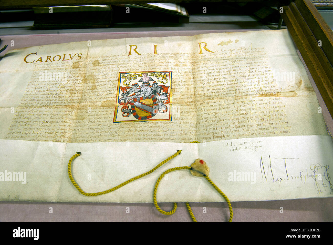 Letter of ennoblement hi-res stock photography and images - Alamy