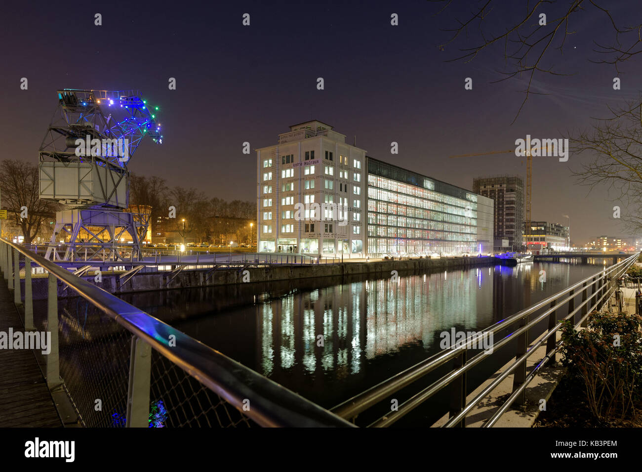 Mediatheque andre malraux andre malraux multimedia library hi-res stock ...