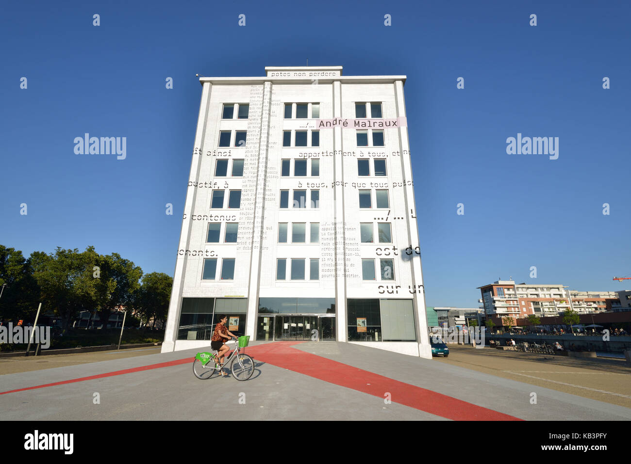 France, Bas Rhin, Strasbourg, development of port du Rhin (Rhine's ...