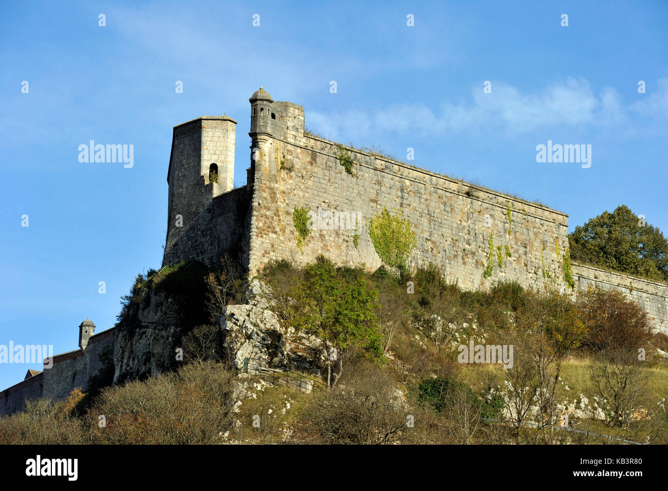 France, Doubs, Besancon, the citadel Vauban listed as World Heritage by ...