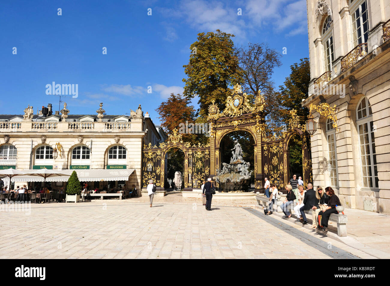 Golden gate of place stanislas hi-res stock photography and images - Alamy