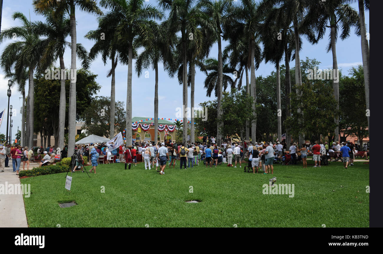 BOCA RATON, FL - APRIL 16: Billionaire Donald J. Trump made his first ...