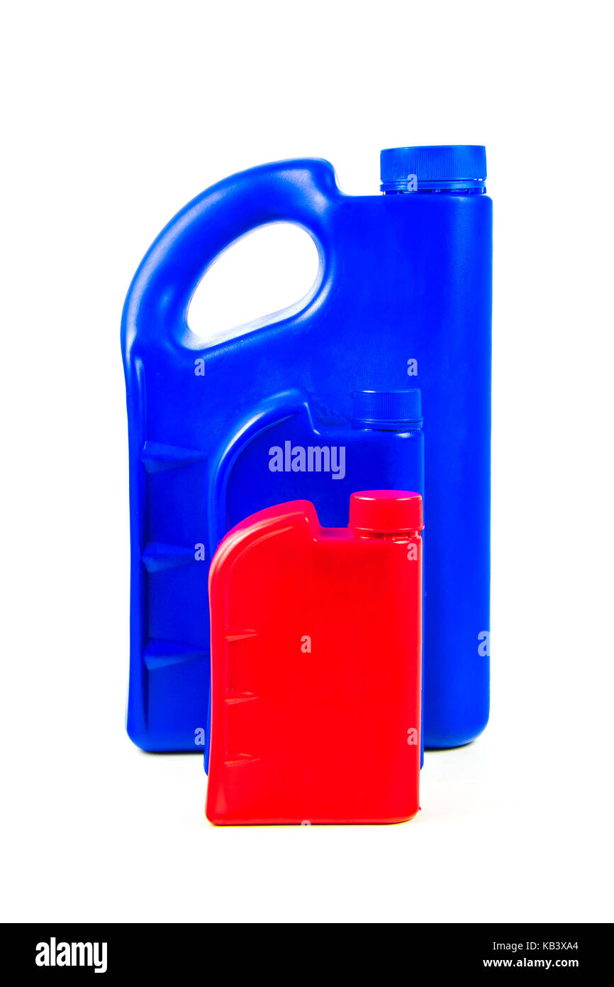 Plastic container for motor oil isolated ,Car oil bottle Stock Photo ...