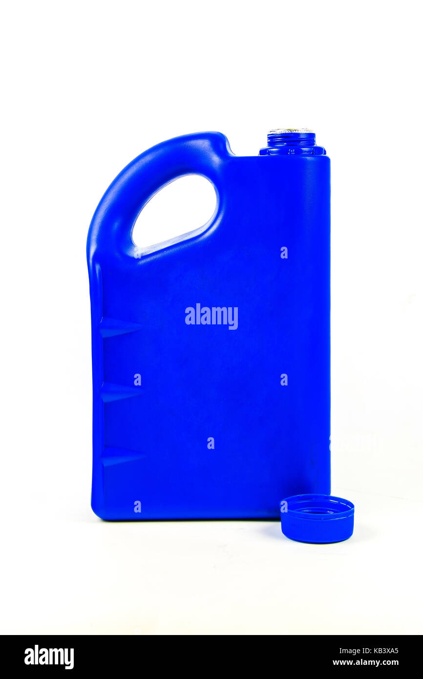 Plastic container for motor oil isolated ,Car oil bottle Stock Photo ...