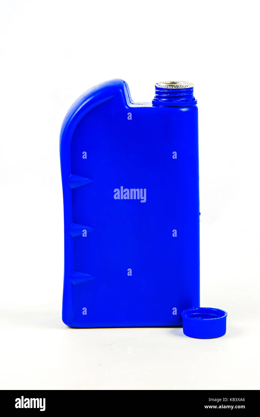 Plastic container for motor oil isolated ,Car oil bottle Stock Photo ...