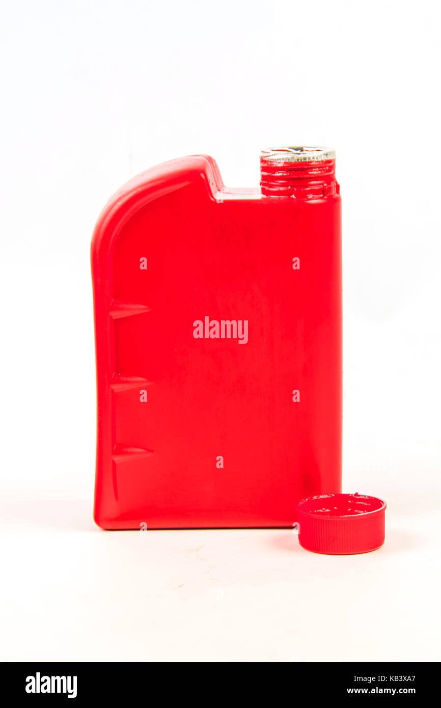 Plastic container for motor oil isolated ,Car oil bottle Stock Photo ...
