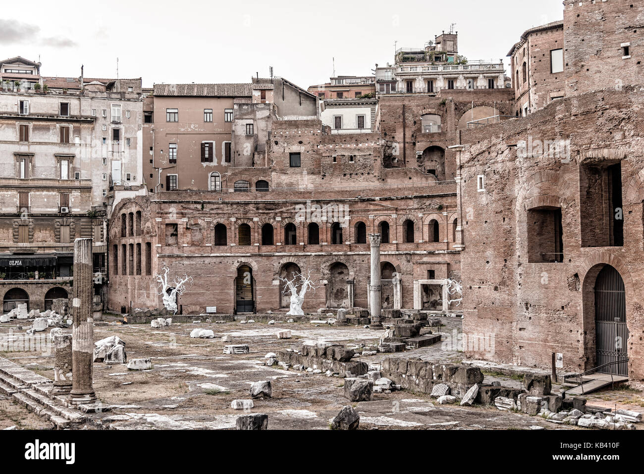 Forum of Augustus in Rome at sunset Stock Photo - Alamy