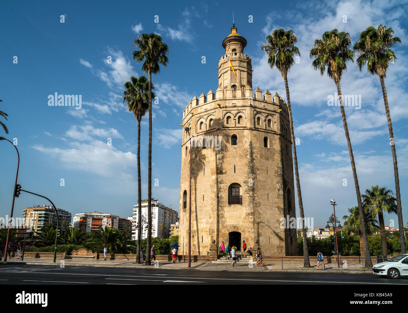 Golden tower in andalusian hi-res stock photography and images - Alamy