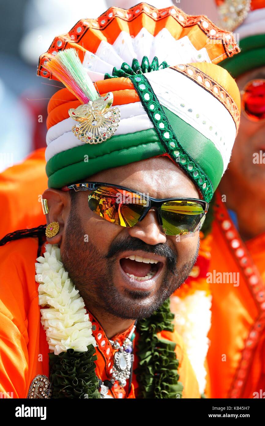 Indian fans seen during the ICC Champions Trophy 2017 match between ...
