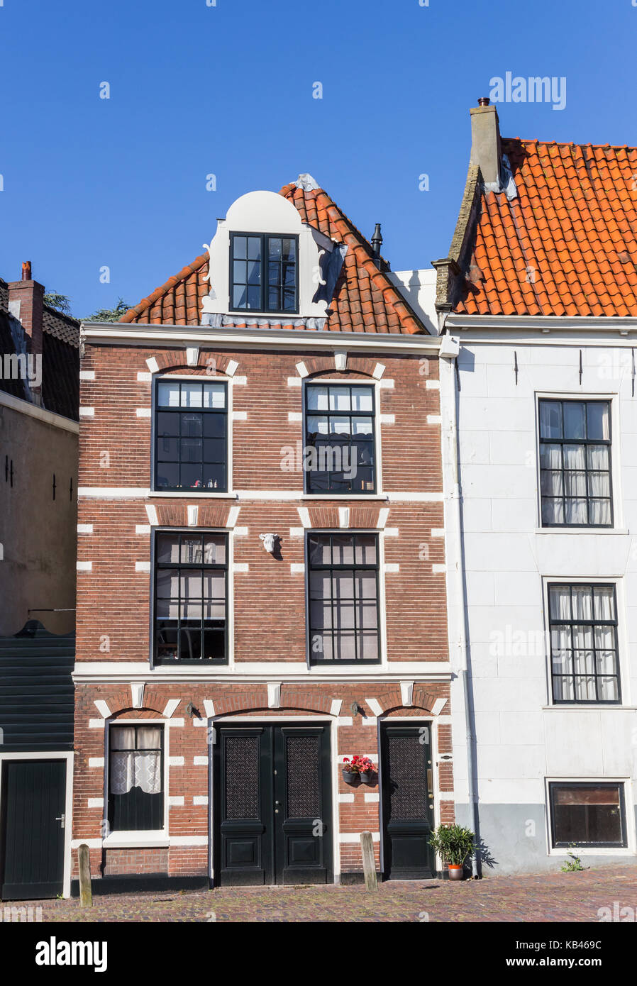 Typical dutch house in the cener of Haarlem, Netherlands Stock Photo ...