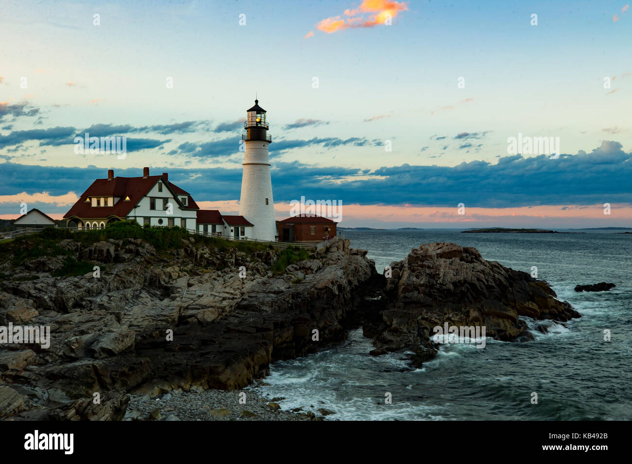 Portland Head Light Stock Photo - Alamy