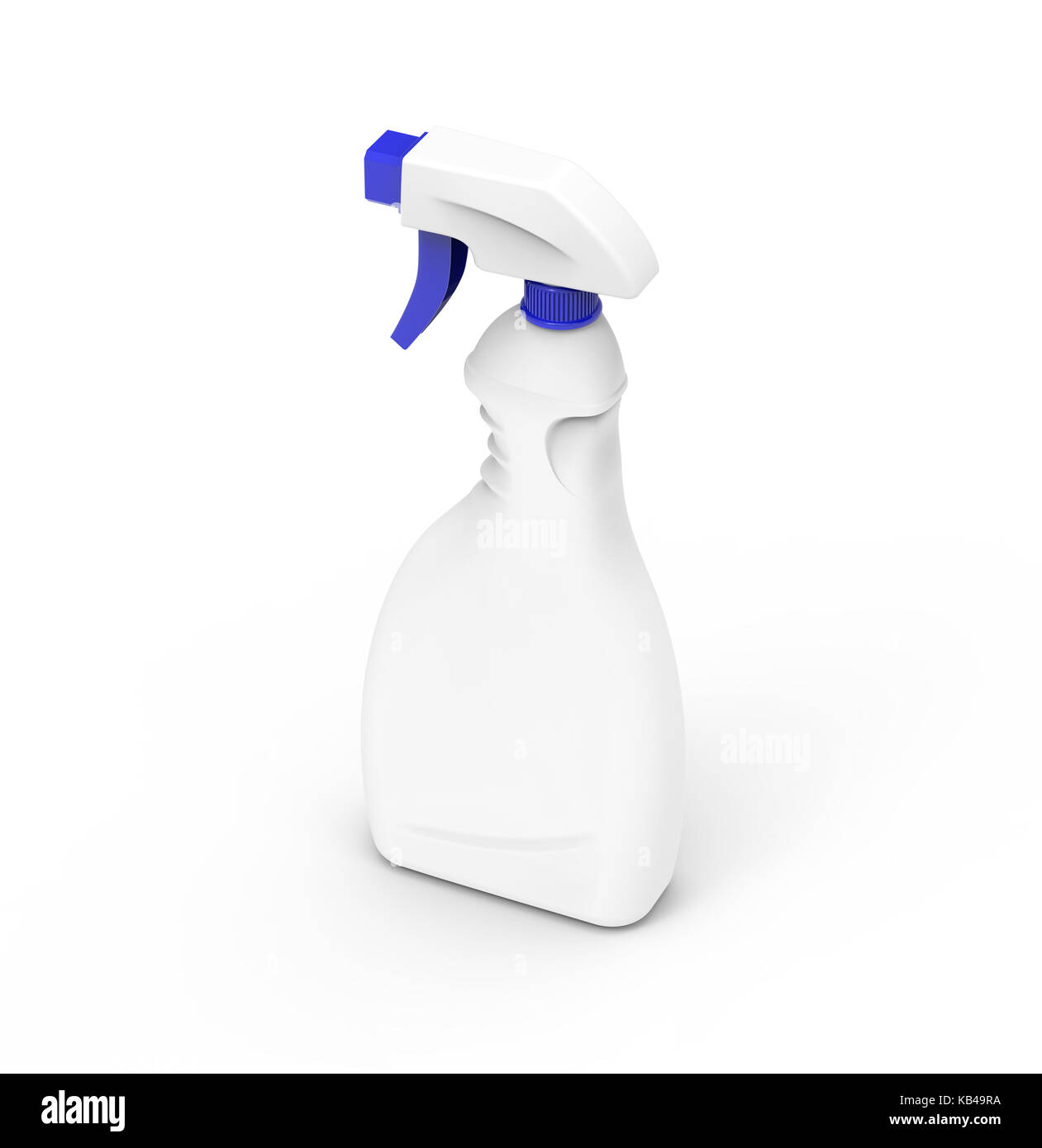Glass Cleaner mockup, 3d rendering spray bottle template with purple ...