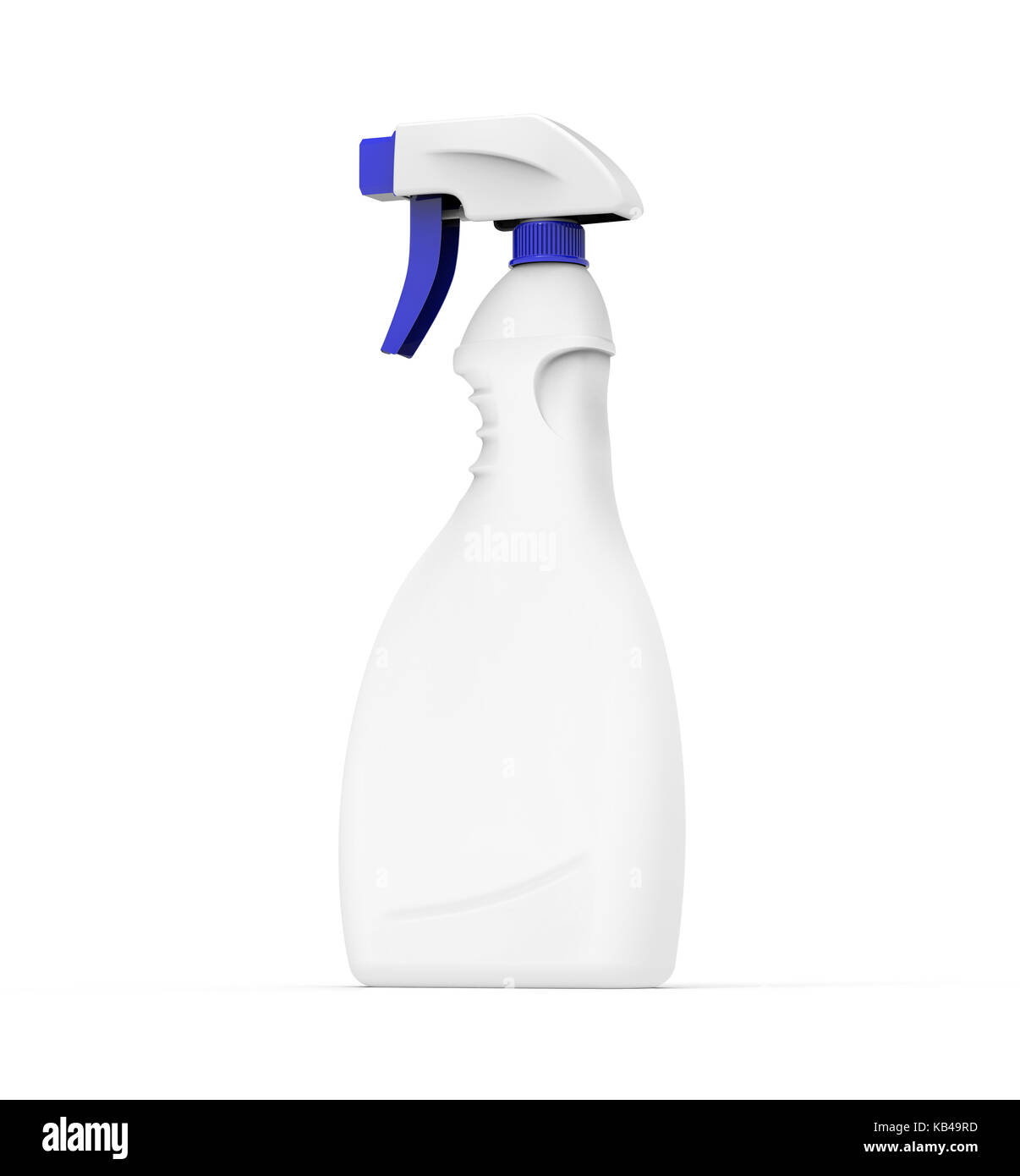 Glass Cleaner mockup, 3d rendering spray bottle template with purple ...