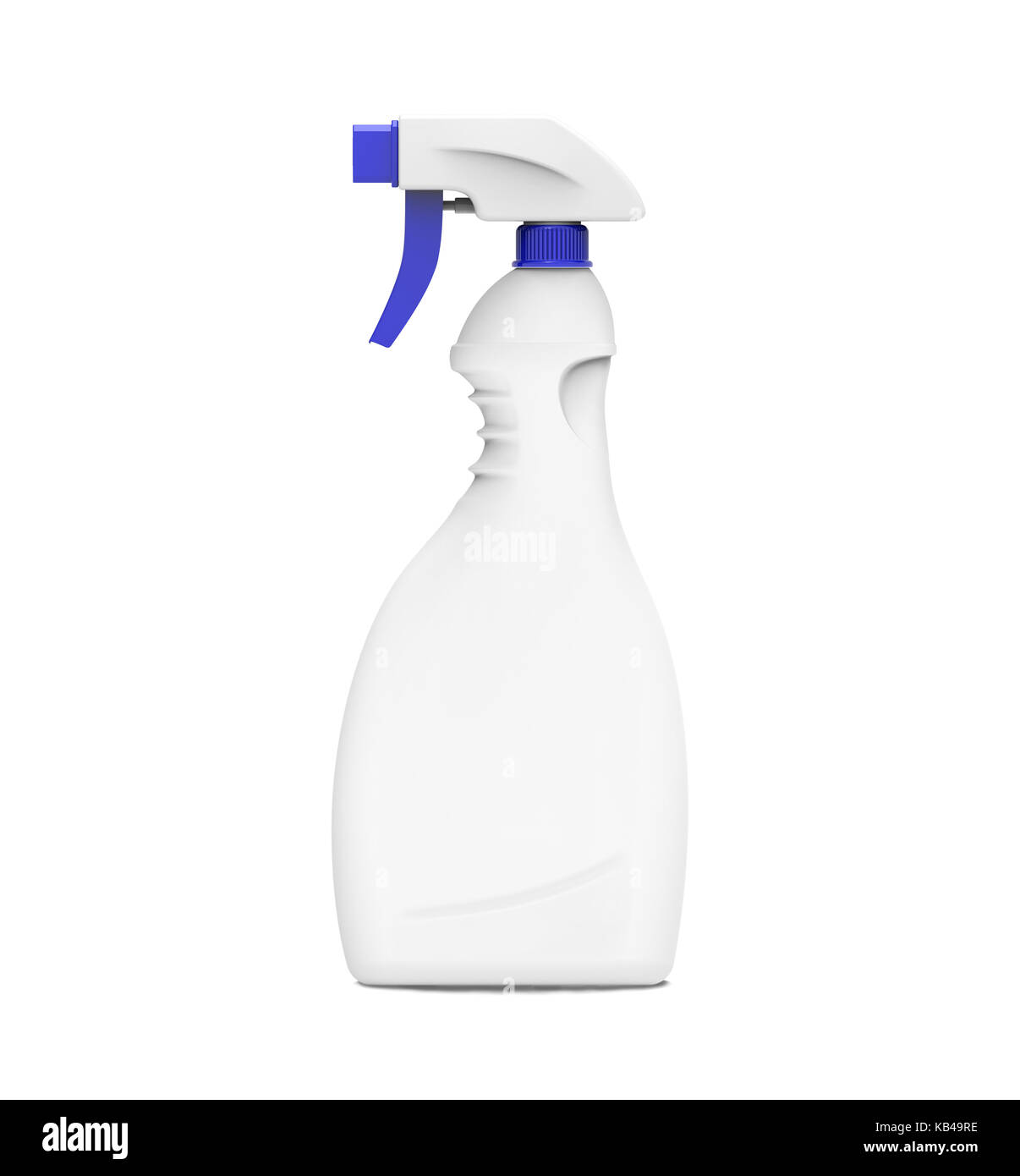 Glass Cleaner mockup, 3d rendering spray bottle template with purple ...