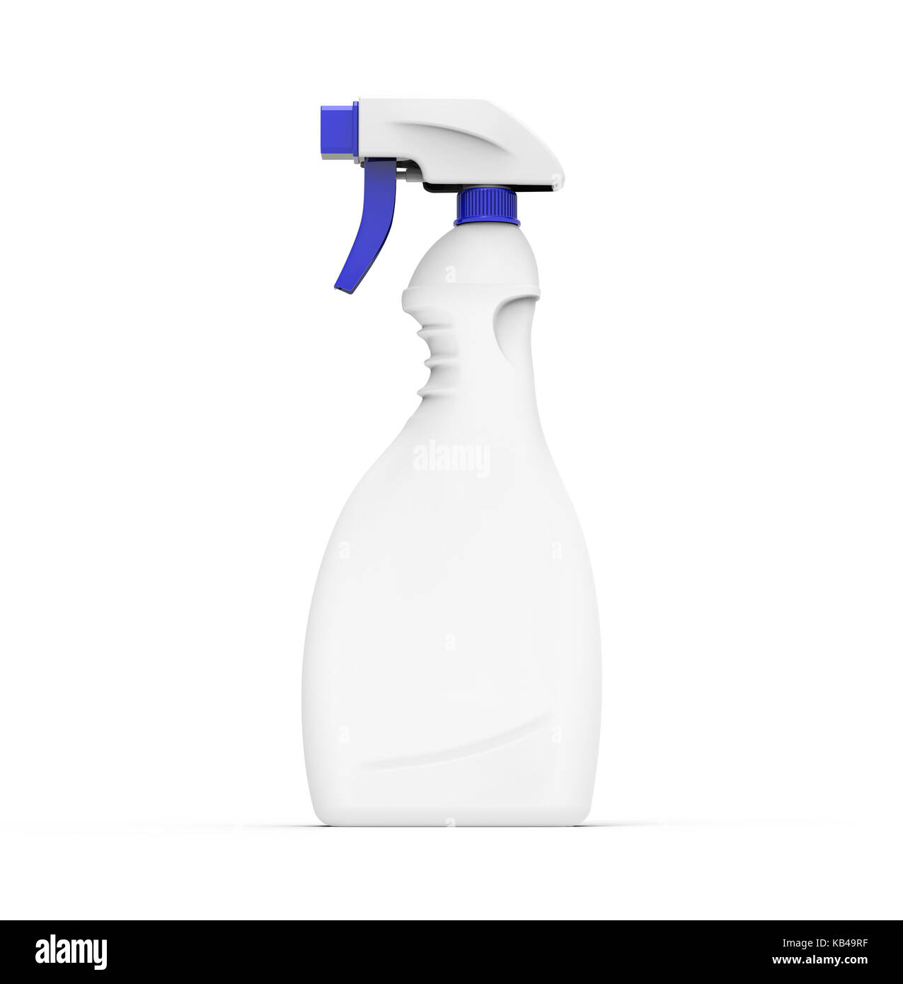Glass Cleaner mockup, 3d rendering spray bottle template with purple ...