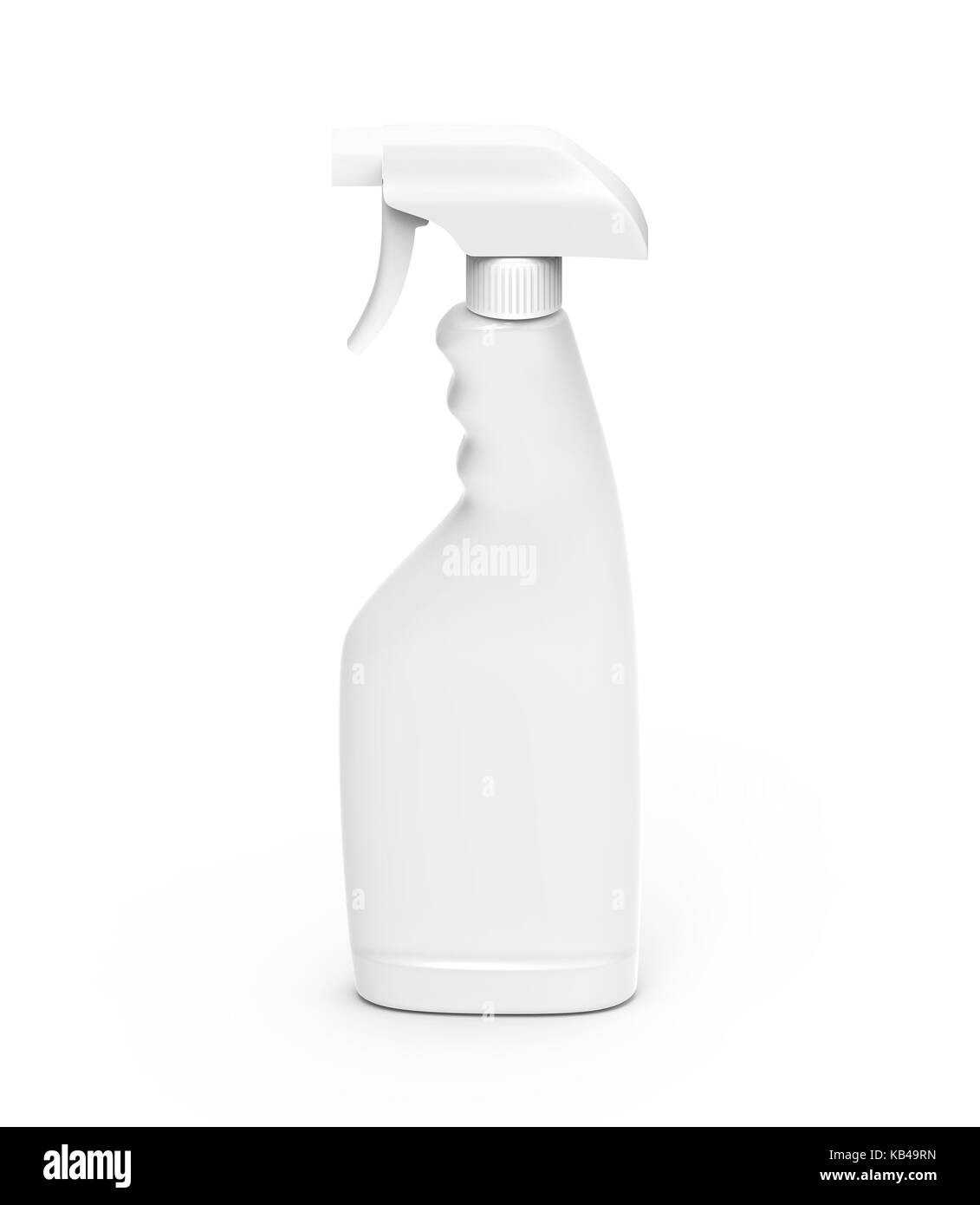 Glass Cleaner mockup, 3d rendering spray bottle template Stock Photo ...