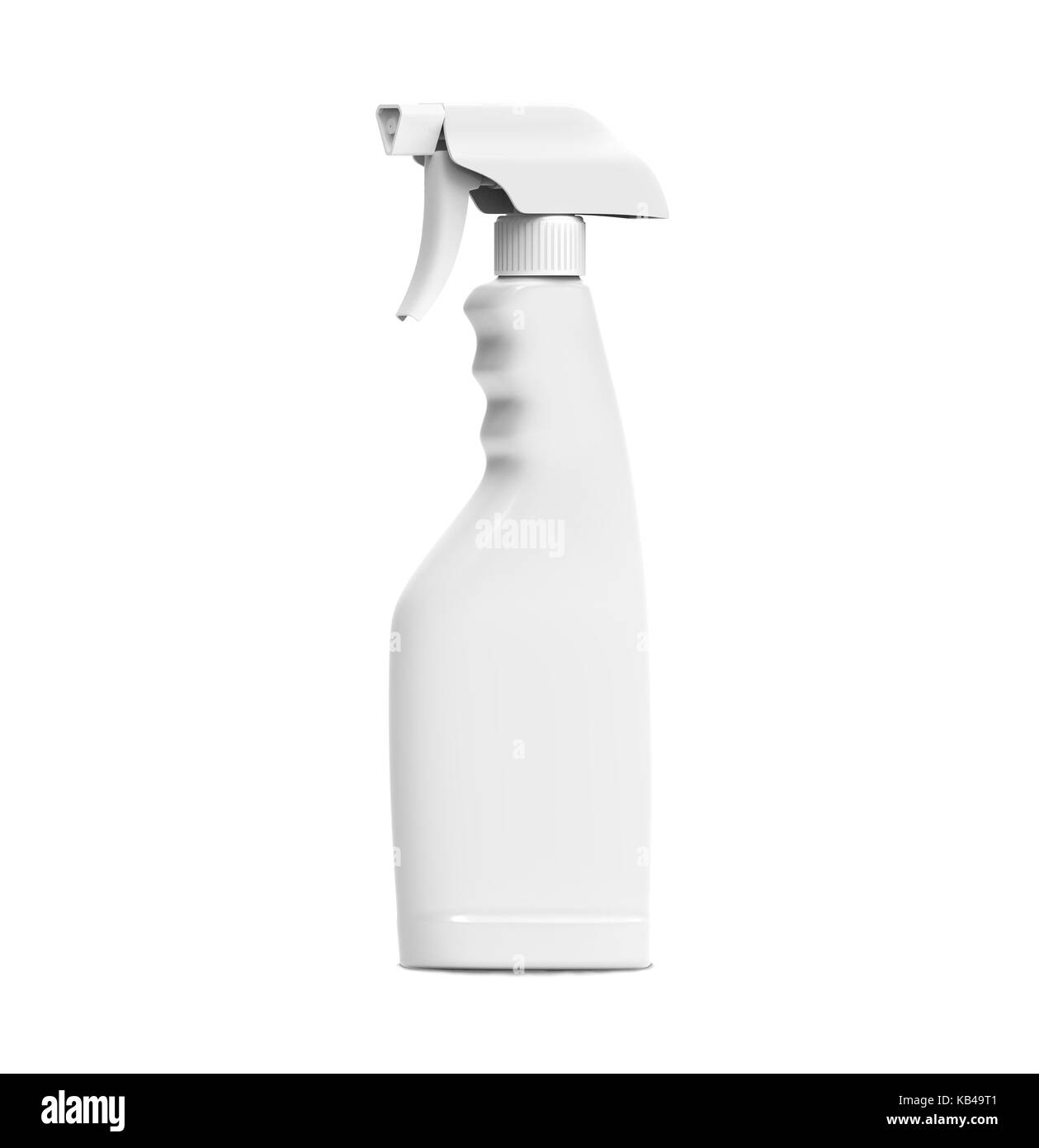 Glass Cleaner mockup, 3d rendering spray bottle template Stock Photo ...