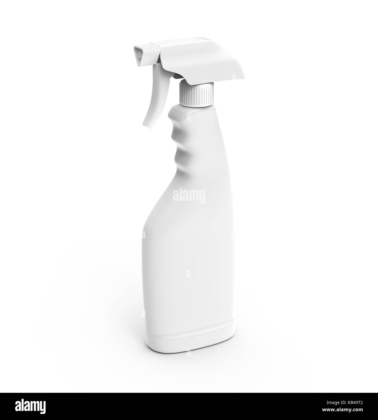 Glass Cleaner mockup, 3d rendering spray bottle template Stock Photo ...