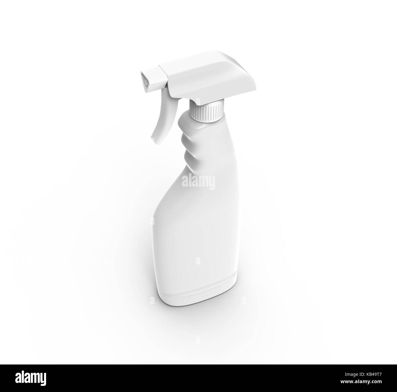 Glass Cleaner mockup, 3d rendering spray bottle template Stock Photo ...