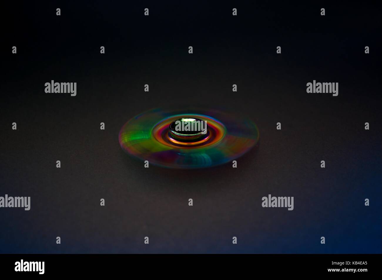 Colourful fidget spinner Stock Photo - Alamy