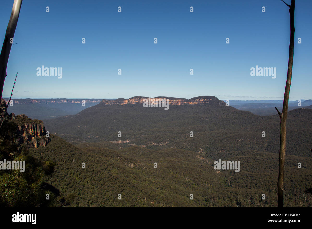 Panoramic view of the blue mountains Australia Stock Photo - Alamy