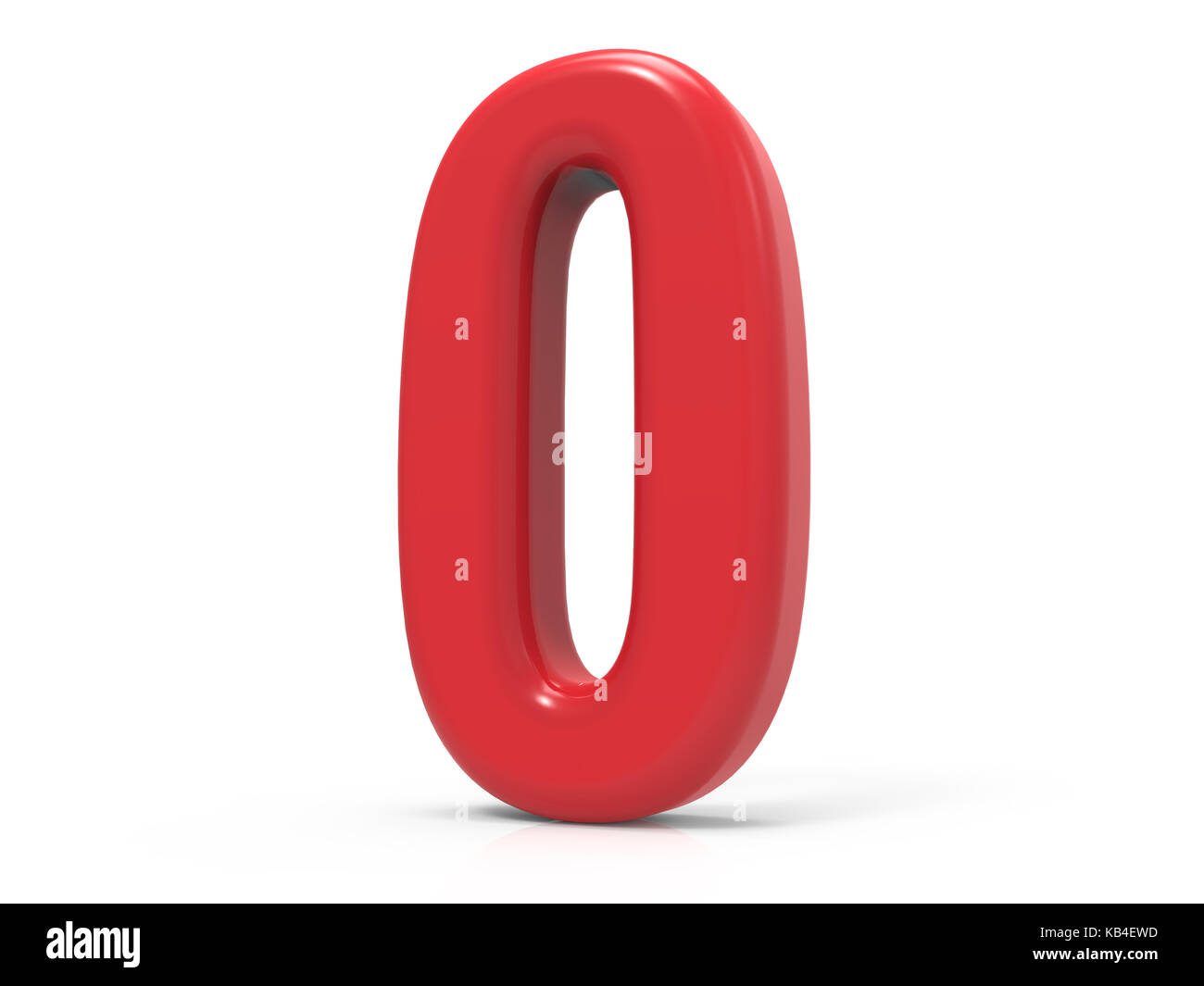 red letter O, 3D rendering red plastic texture alphabet isolated on ...