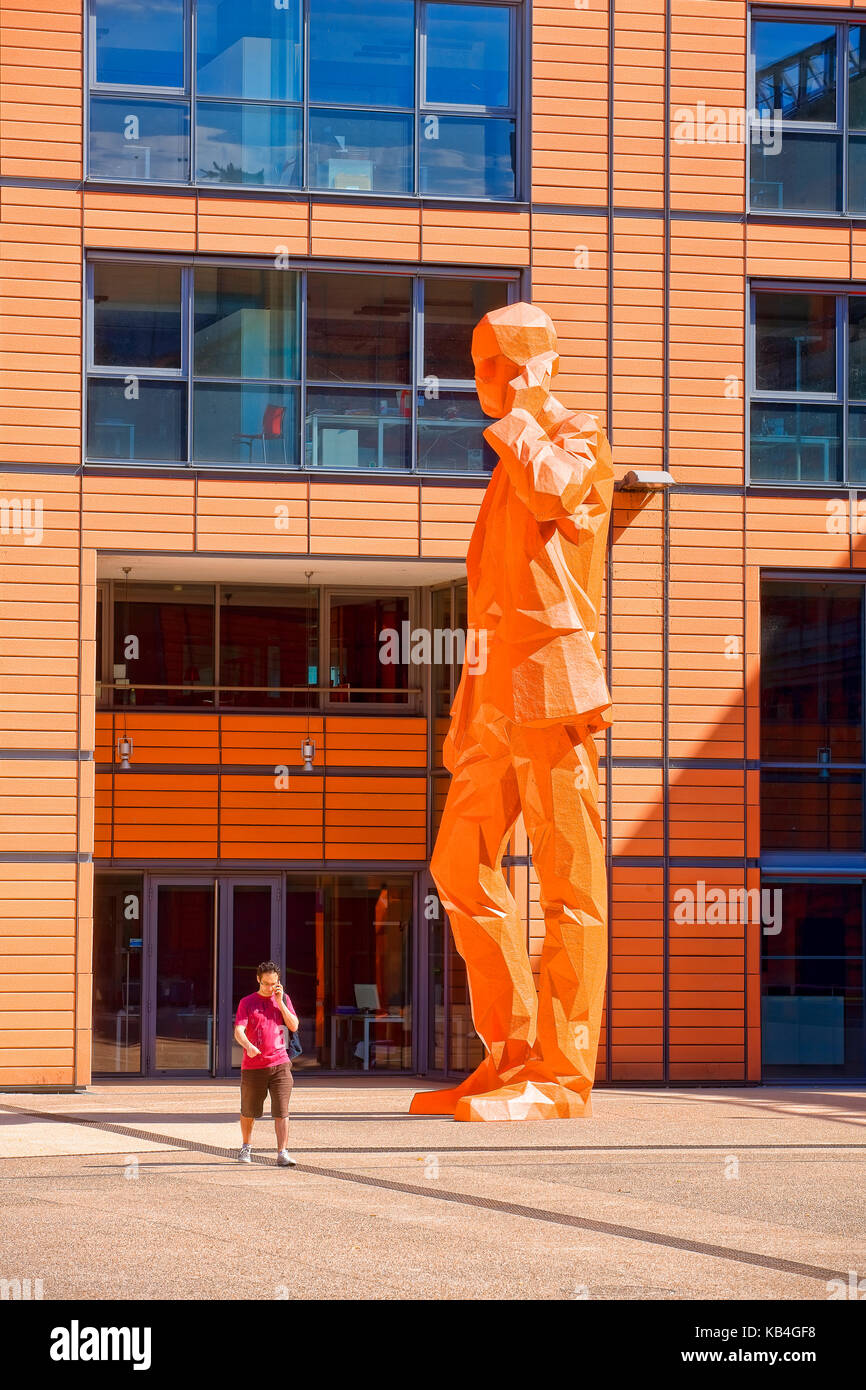 Modern architecture in the Cite Internationale at Lyon Stock Photo - Alamy