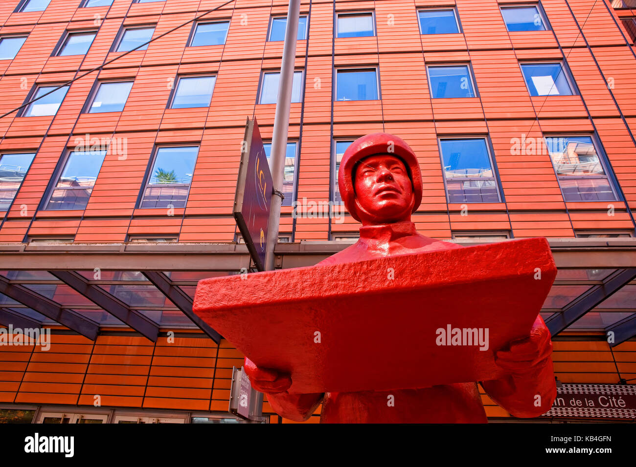 Modern architecture in the Cite Internationale at Lyon Stock Photo - Alamy