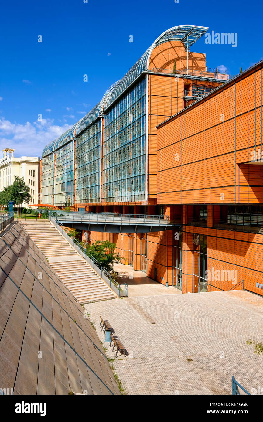 Modern architecture in the Cite Internationale at Lyon Stock Photo - Alamy