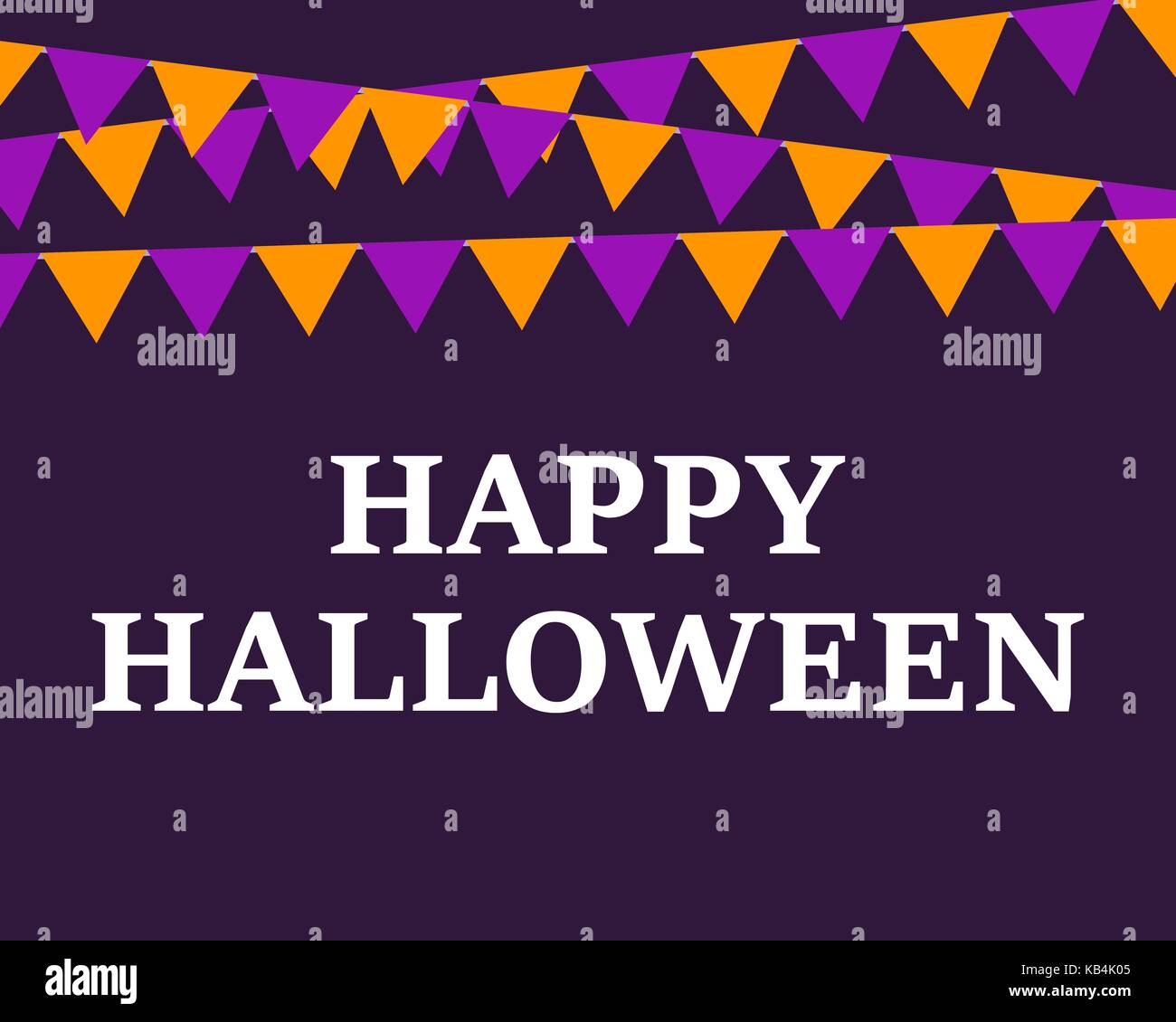 Postcard with flags Happy Halloween Stock Vector Image & Art - Alamy