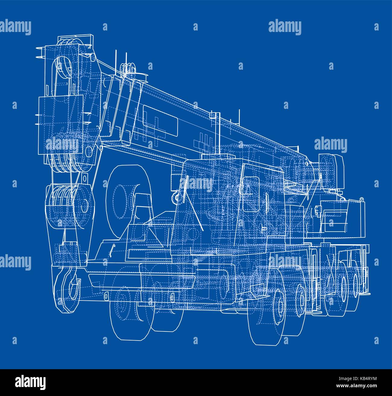 Mobile crane truck simple hi-res stock photography and images - Alamy