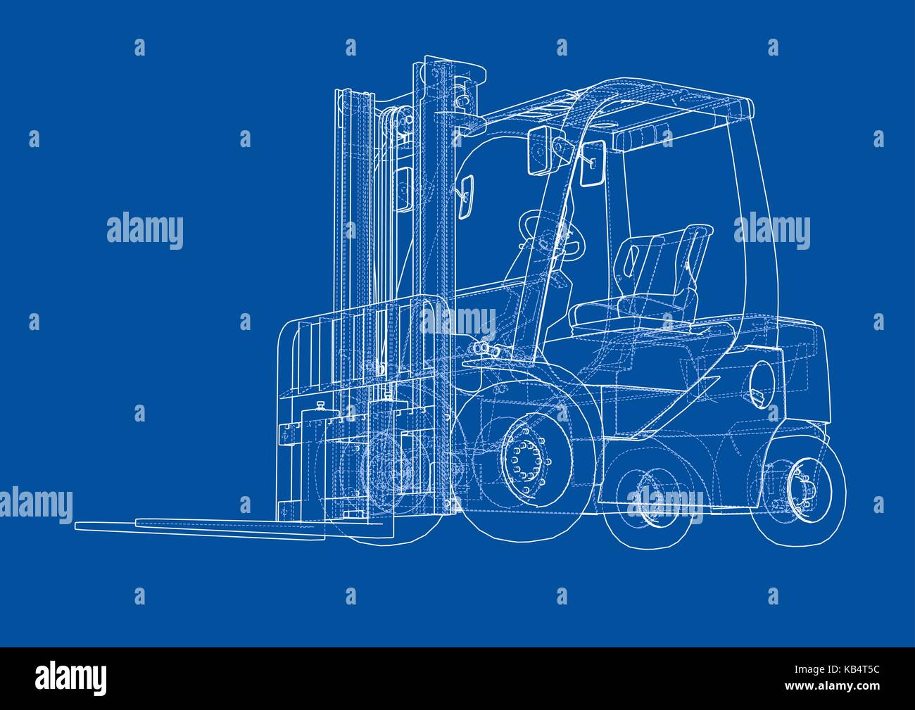 Forklift concept. Vector Stock Vector Image & Art - Alamy