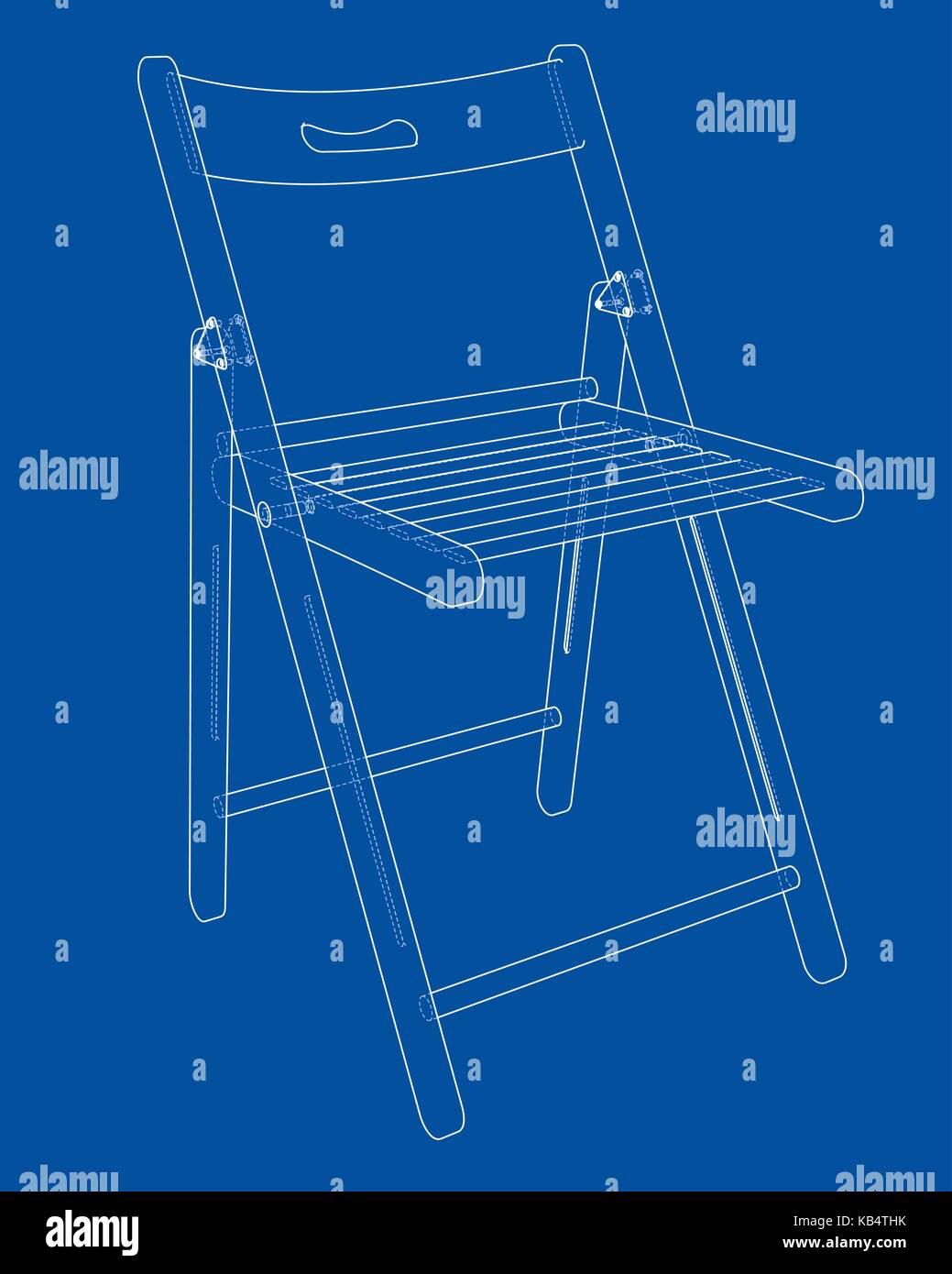 Folding chair sketch. Vector Stock Vector Image & Art - Alamy