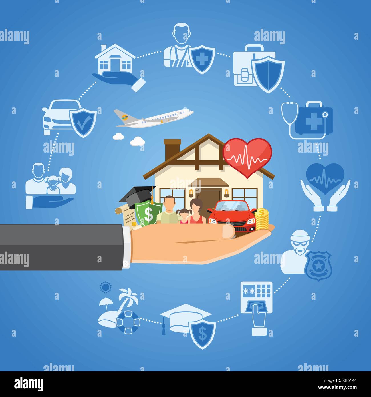 Save money travel concept Stock Vector Images - Alamy