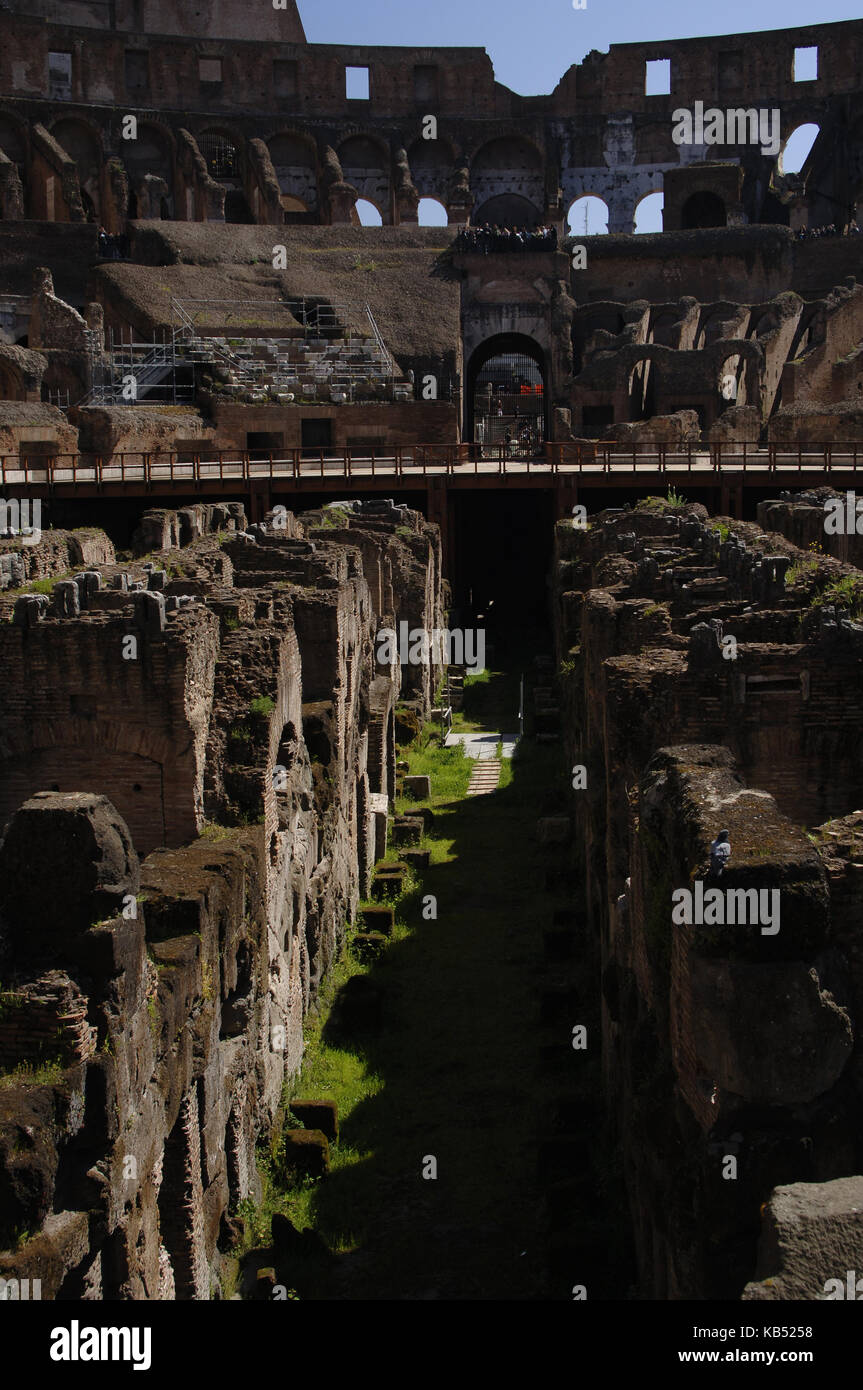 Flavian Amphitheatre or Coliseum. Roman period. Built in 70-80 CE ...