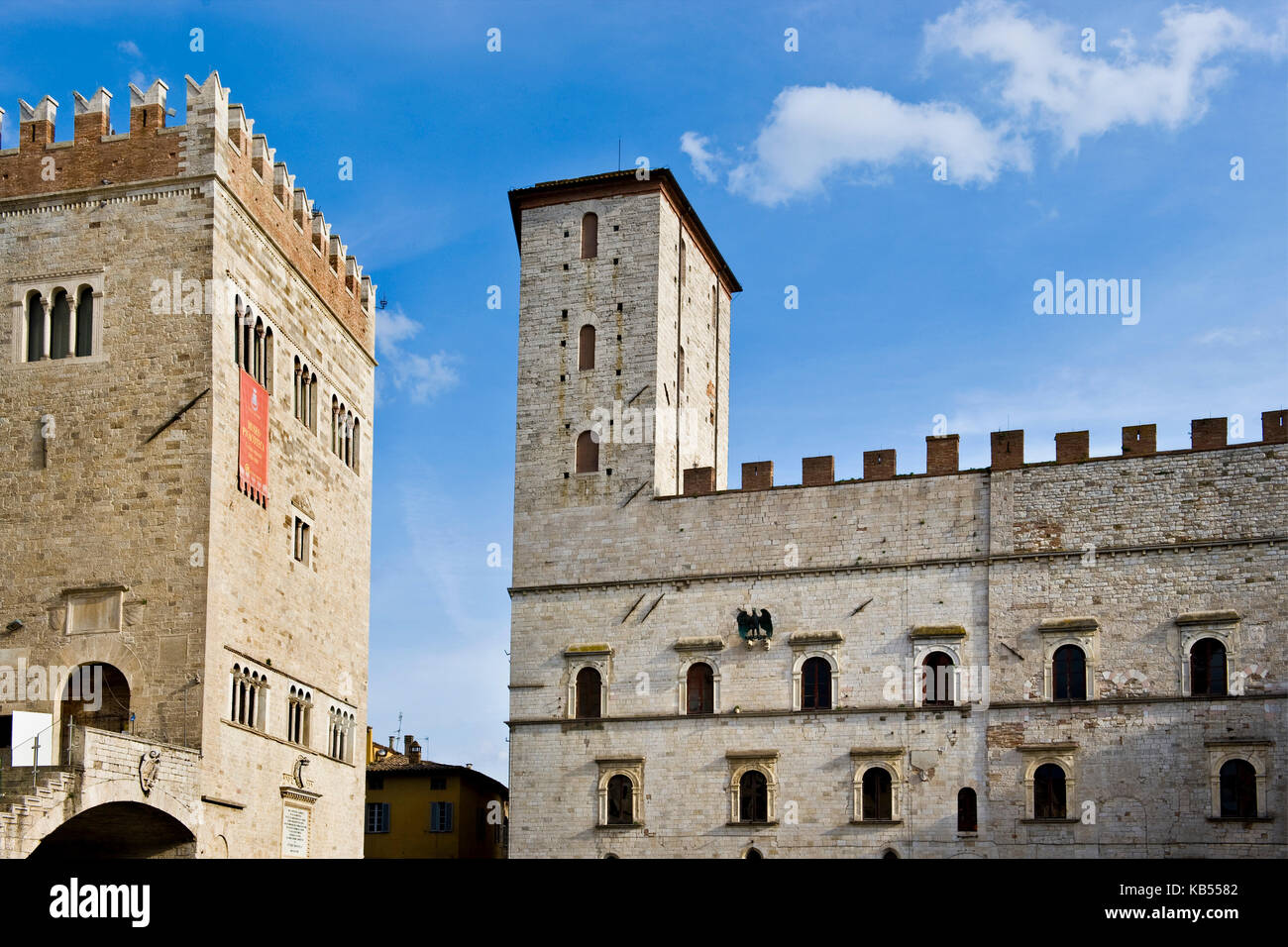 Captain and people palace, Todi, Terni provinve, Umbria Stock Photo - Alamy