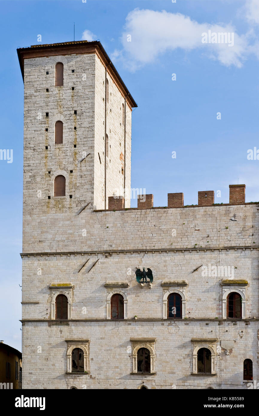 Captain and people palace, Todi, Terni provinve, Umbria Stock Photo - Alamy