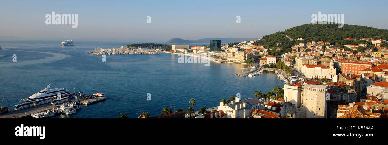 Croatia, Dalmatian coast, Split, old Roman city listed as World ...