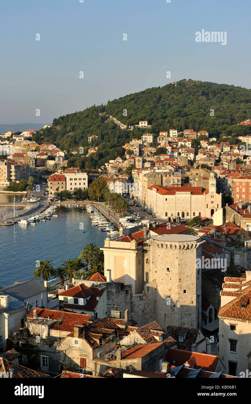 Croatia, Dalmatian coast, Split, old Roman city listed as World ...